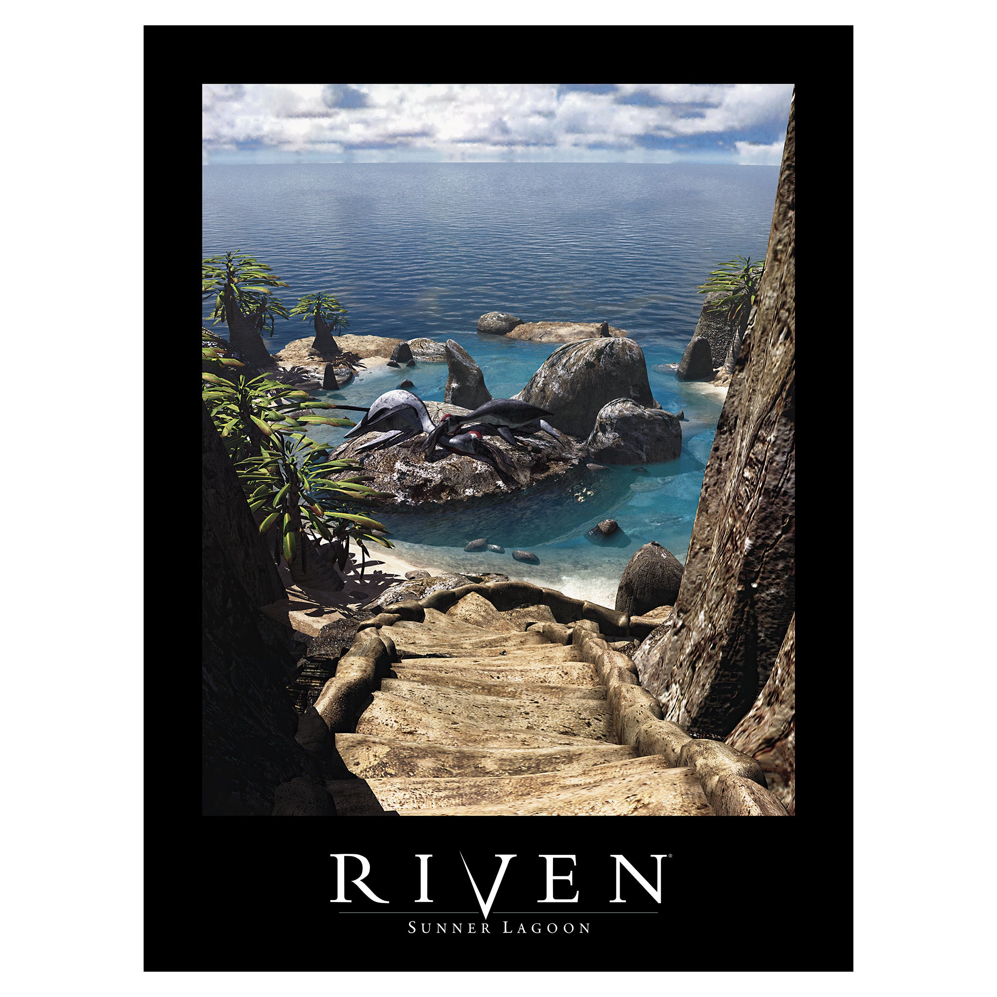 Classic Sunner Lagoon Poster – Cyan Worlds
