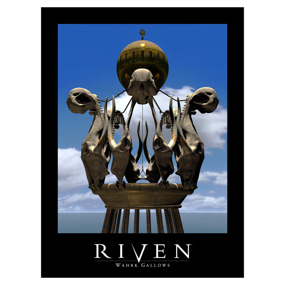 Classic Wahrk Gallows Poster – Cyan Worlds