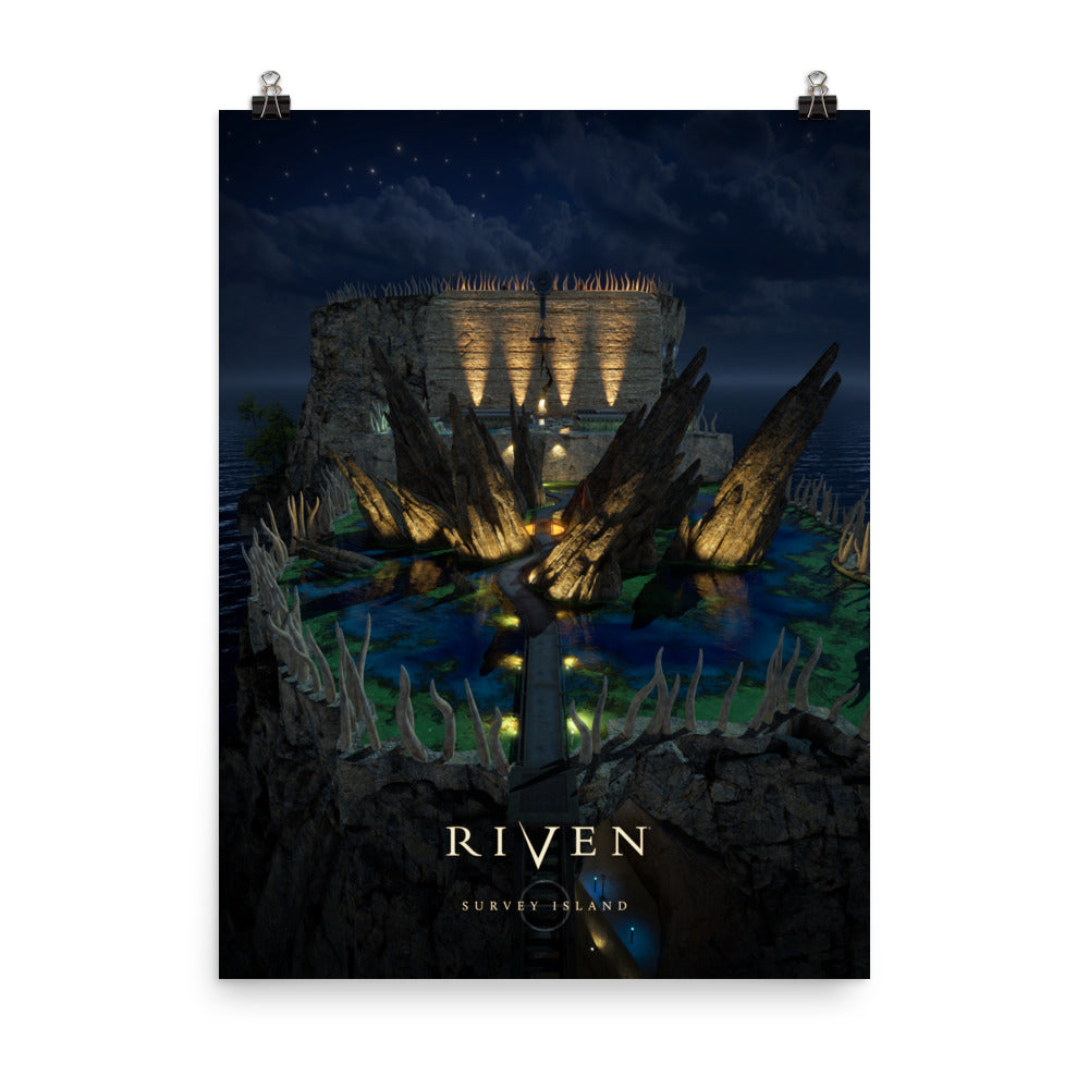 Riven Nights: Survey Island Poster – Cyan Worlds