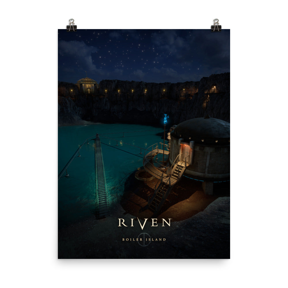 Riven Nights: Boiler Island Poster – Cyan Worlds