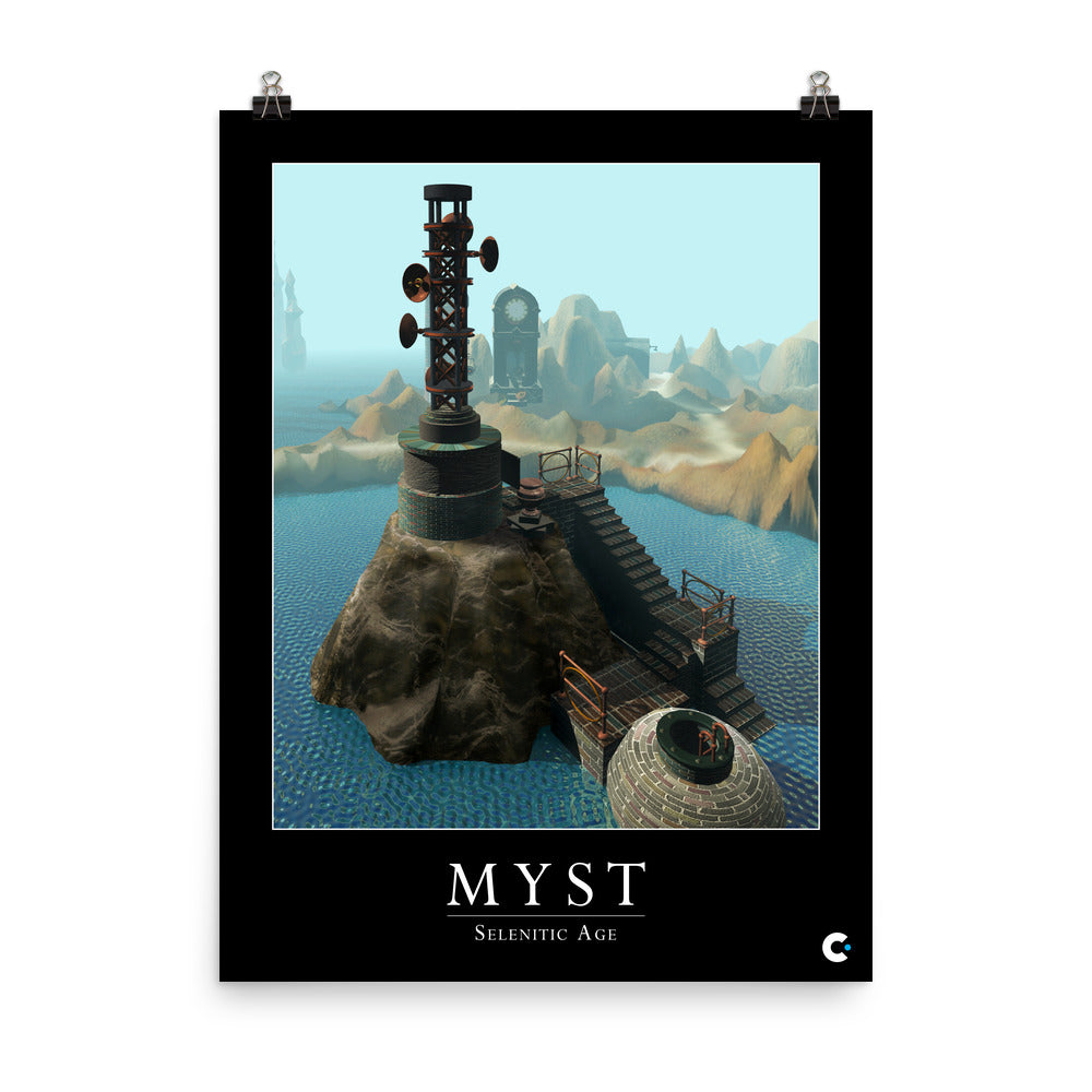 Myst - Selenitic Age Iconic Poster – Cyan Worlds