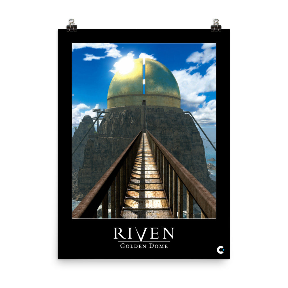 Riven - Golden Dome Iconic Poster – Cyan Worlds